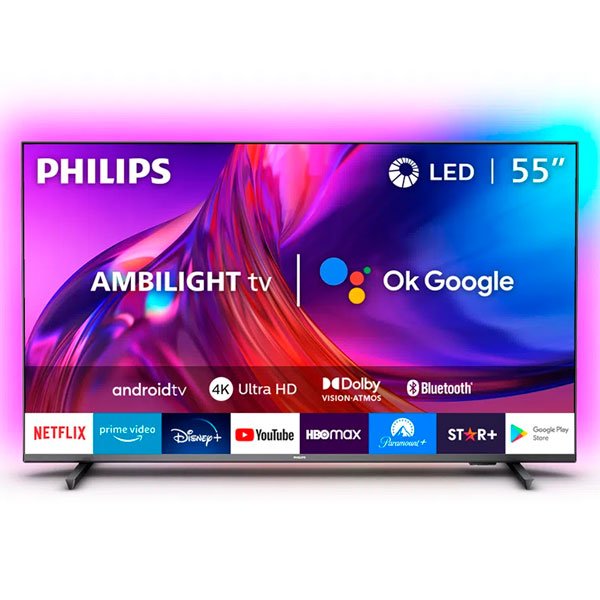 Philips – Android TV Smart LED de 55″ Ultra HD 4K Ambilight